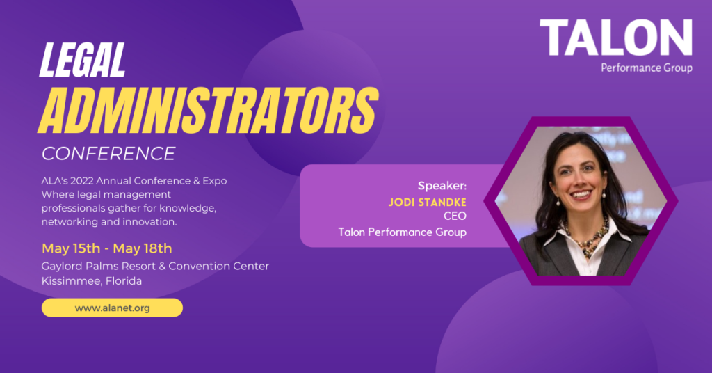 Legal Administrators Conference - Talon Performance Group